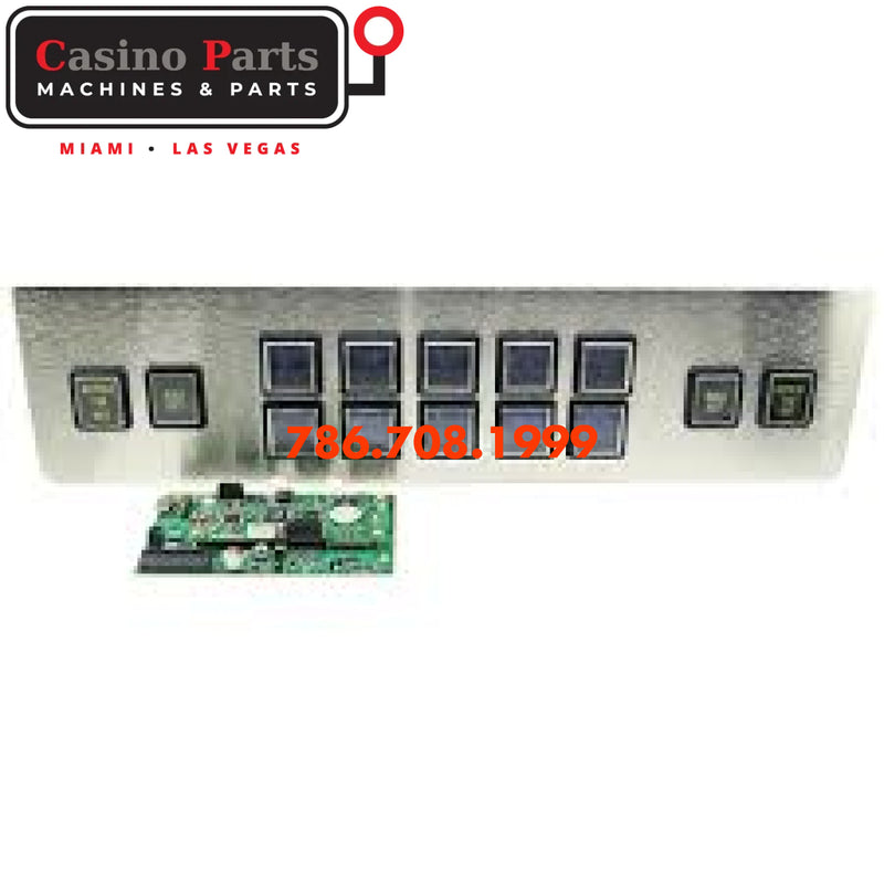 IGT G20 - OLED Button Panel Assembly w/ Controller + Ribbon Cable