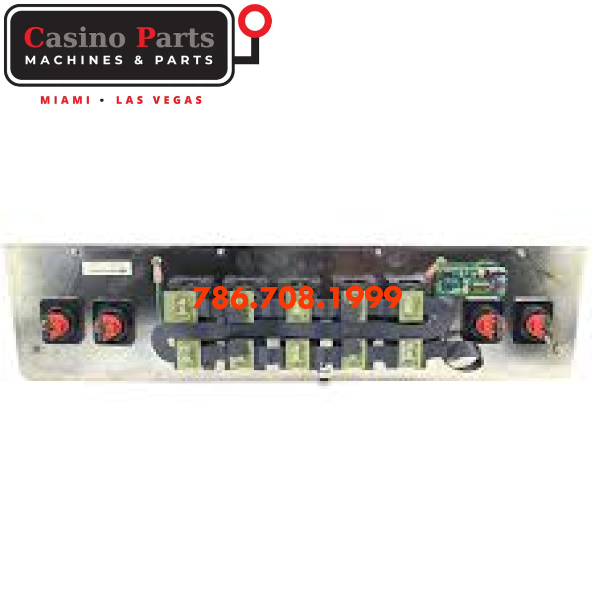 IGT G20 - OLED Button Panel Assembly w/ Controller + Ribbon Cable