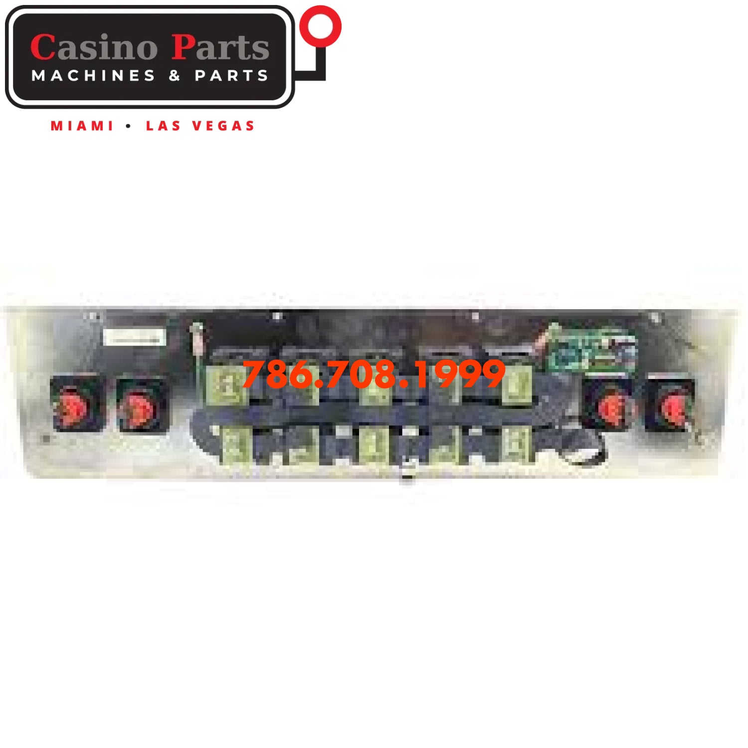 IGT G20 - OLED Button Panel Assembly w/ Controller + Ribbon Cable